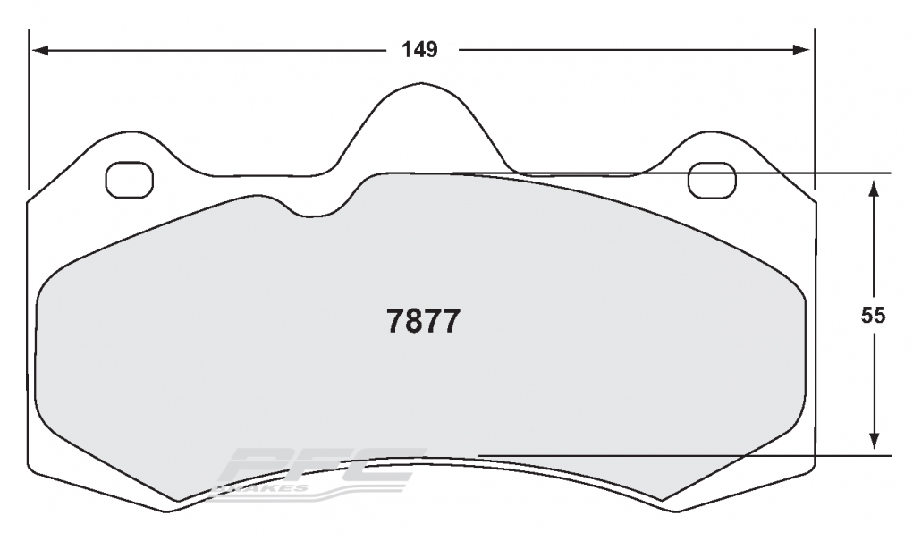 PFC AP 9660 6Pot caliper Z-RATED BRAKE PAD SET | BBA MOTORSPORT